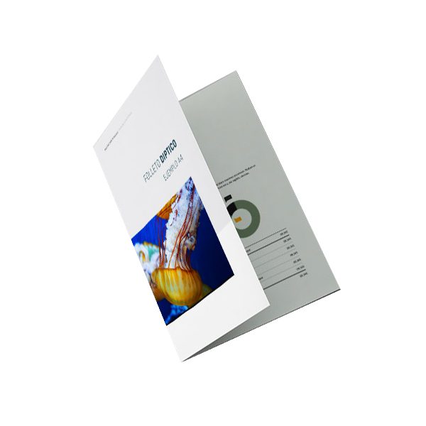 Dípticos Premium Laminados - Tamaño carta - 46.5 cm x 28 cm